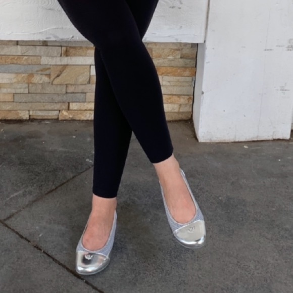 Sheri Poe | Shoes | Sheri Poe Silver Flats | Poshmark